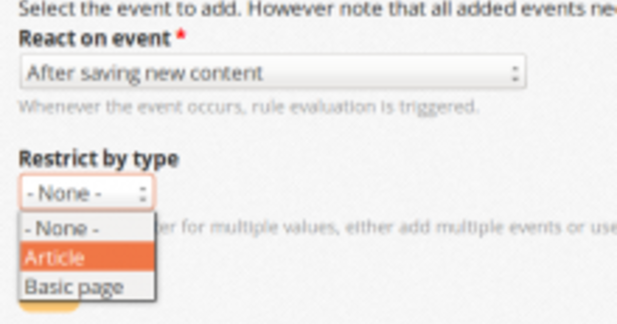 New features for the Rule module!